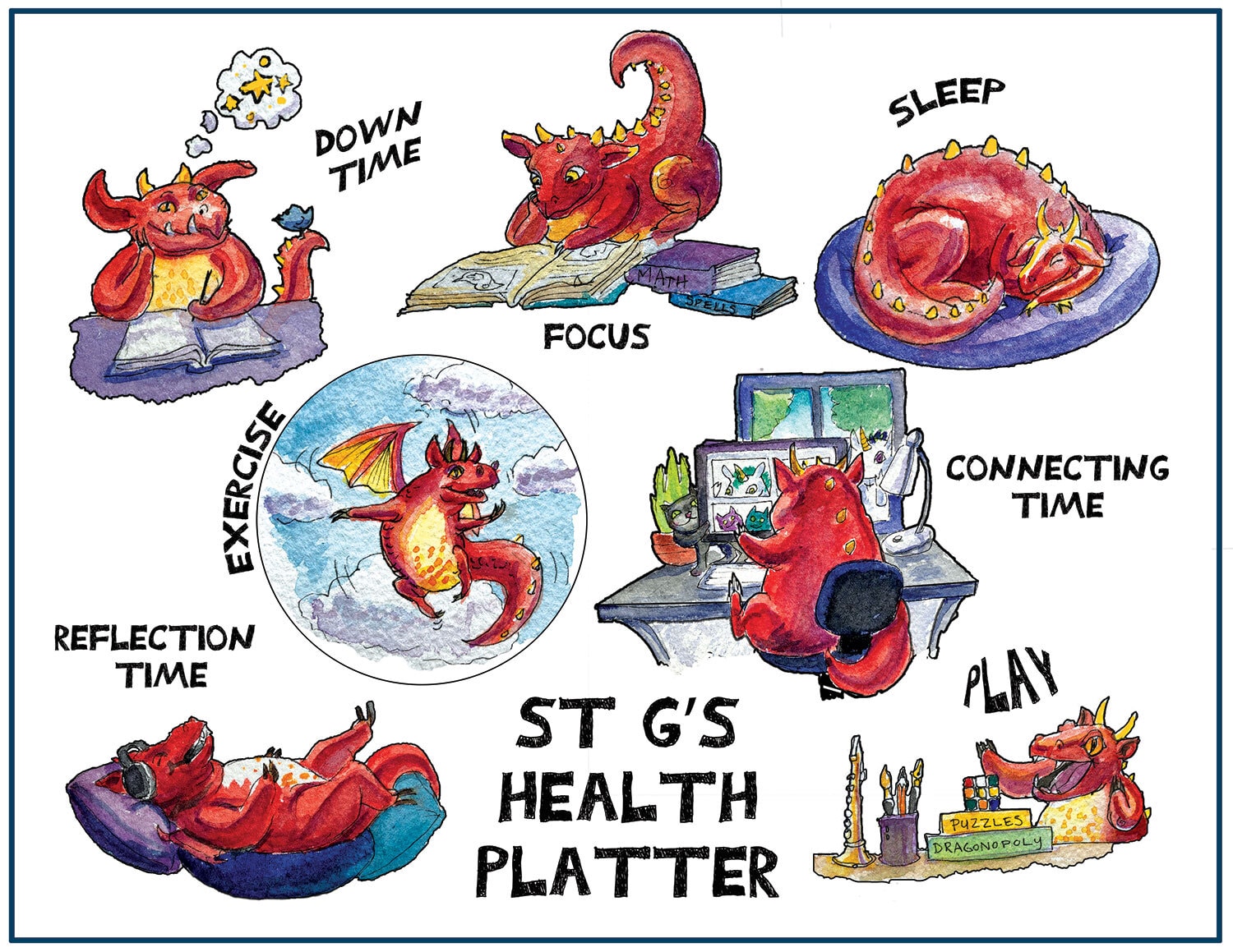 Health Platter - St. George's School of Montreal